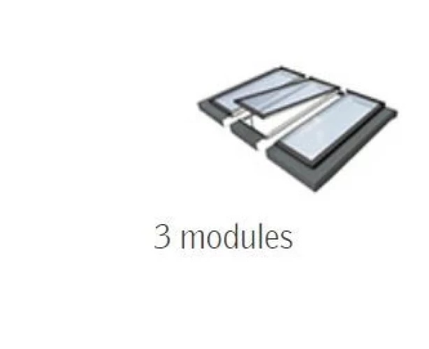 VELUX MODULAIRE LICHTSTRAAT, INTEGRA VENTILERENDE MODULE, DUBBELE ...
