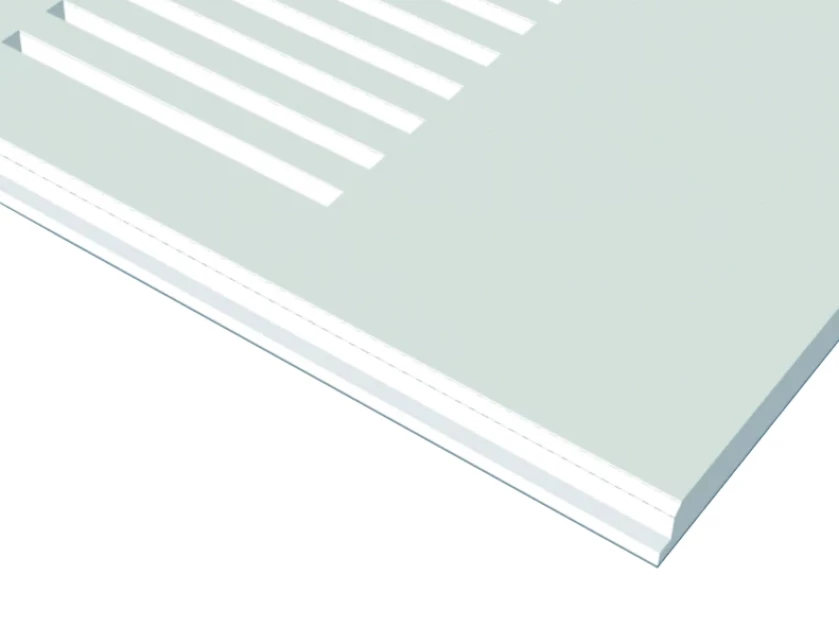 GYPROC GYPTONE PLAFONDPLAAT LINE 4E15 600X600X10MM 8ST/DOOS