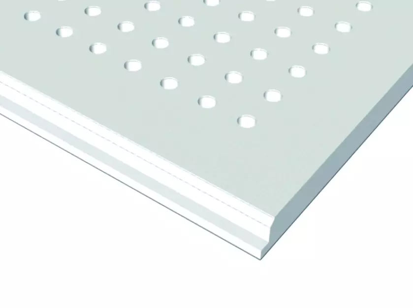 GYPROC GYPTONE PLAFONDPLAAT SIXTO 60 D2 600X600X12,5MM 6ST/DOOS