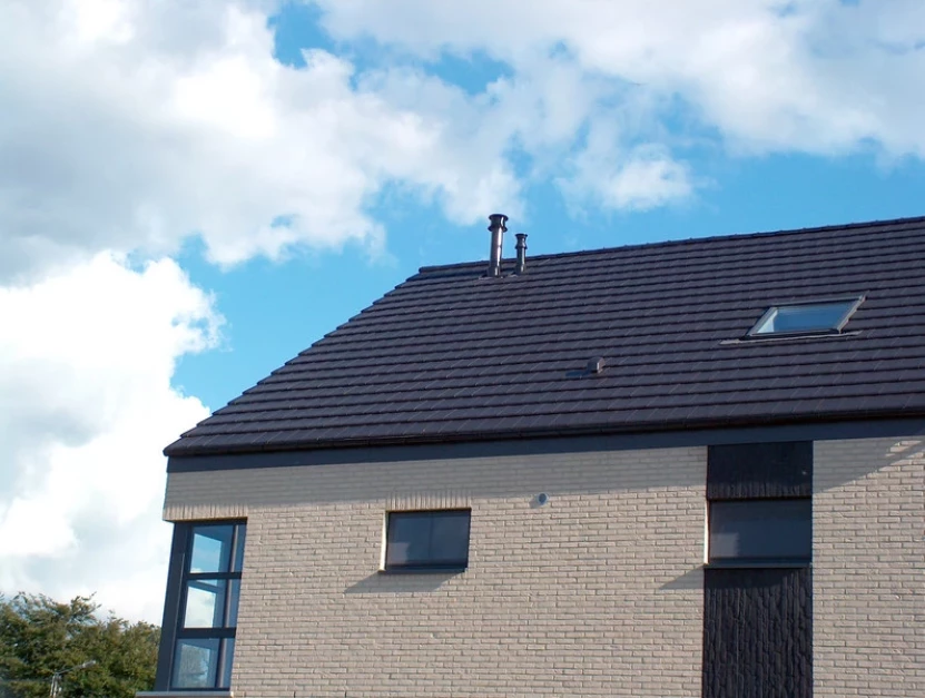 MONIER TUILE PLAT PAN DOUBLE BLACK MAT