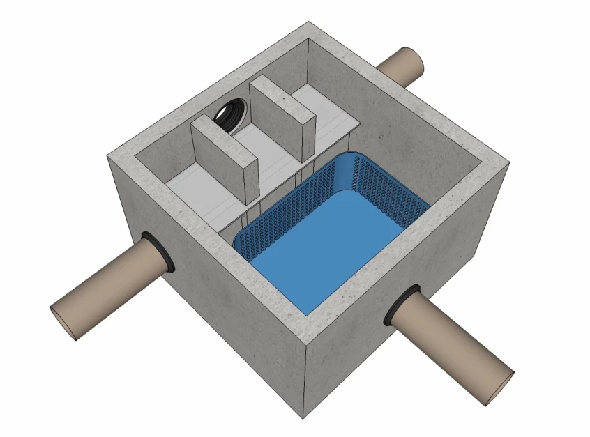 REMACLE GEPERFOREERD PLAATJE VOOR REGENWATERFILTER