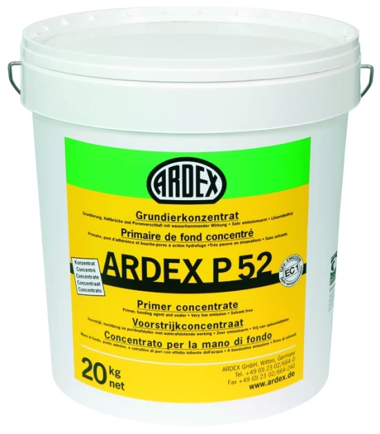 ARDEX P 52 20KG VOORSTRIJKCONCENTRAAT - P52