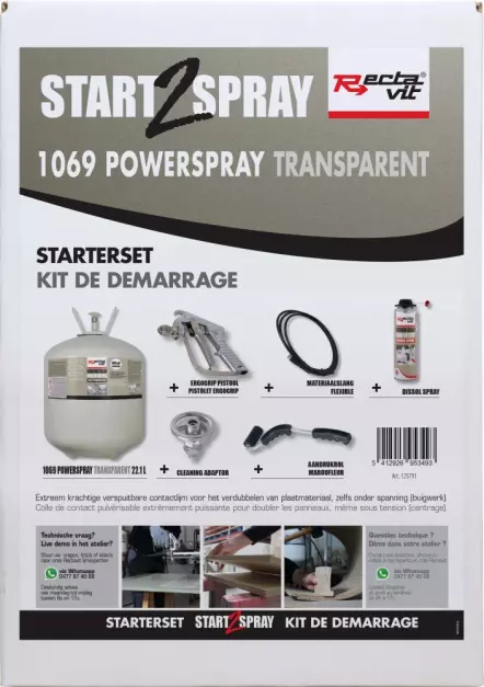 RECTAVIT 1069 POWERSPRAY TRANSPARANT START2SPRAY