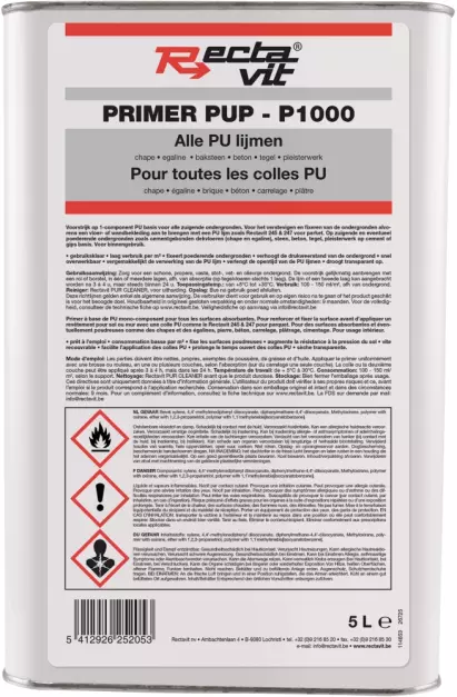 RECTAVIT PRIMER PUP 1000 5L TRANSPARANT