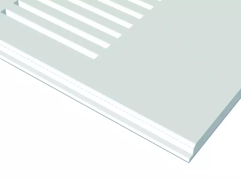 GYPROC GYPTONE PLAFONDPLAAT LINE 4E15 600X600X10MM 8ST/DOOS