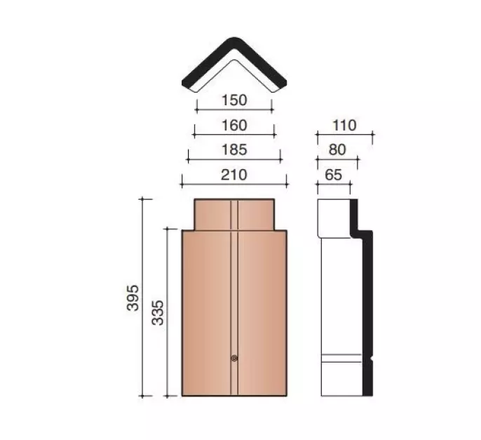 KORAMIC VORST HOEKIG ALEONARD ROUGE NATUREL 600 1800