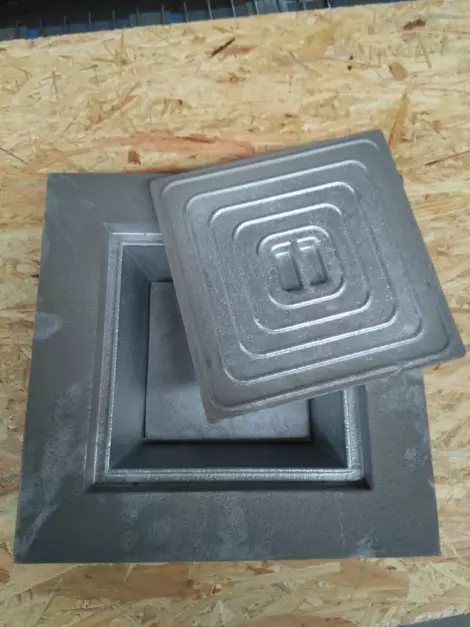 ABZ PUTDEKSEL MET DUBBELE BODEM 60X60CM