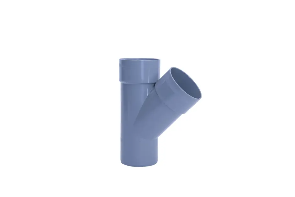 PIPELIFE PVC T-STUK 90X90 45° MS
