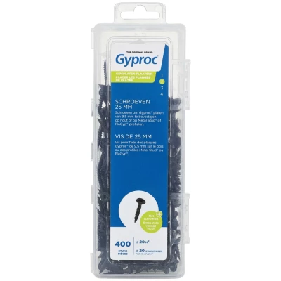 GYPROC SCHROEVEN 25MM 400ST/DOOS
